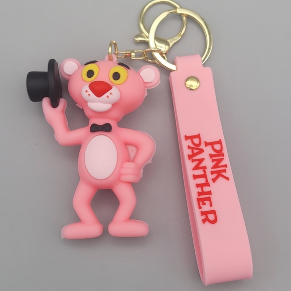 Storage & Organization | Pink Panther 3d Figure Keychainwith Carrying ...